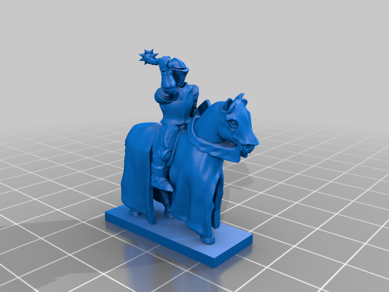 Middle Ages - Generic Heavy Cavalry by Guy_montag | Download free STL ...