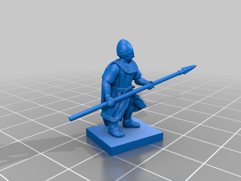 Middle Ages - Generic Feudal Militia by Guy_montag | Download free STL ...