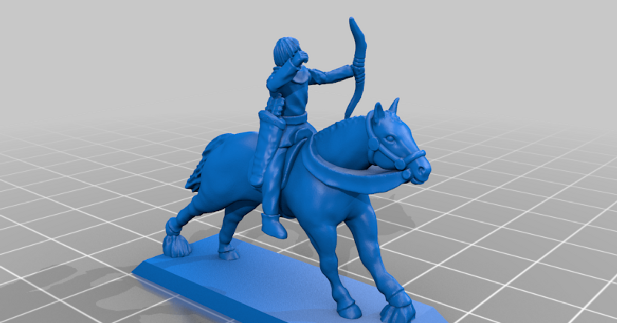 Generic Medieval Mounted Archers by Guy_montag | Download free STL ...