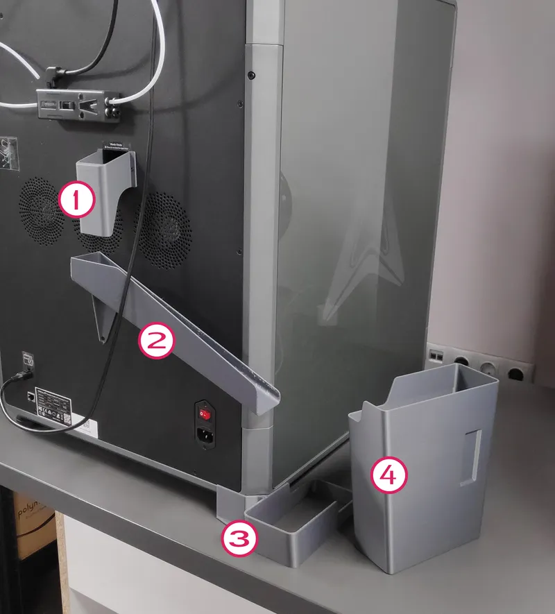 K2 Plus - Left poop chute with removable bin by shay | Download free ...