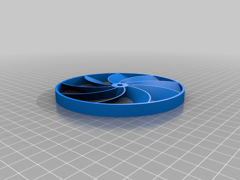 Squeeze fan - New waterproof fan!(screwless) by Gamma4D | Download free ...