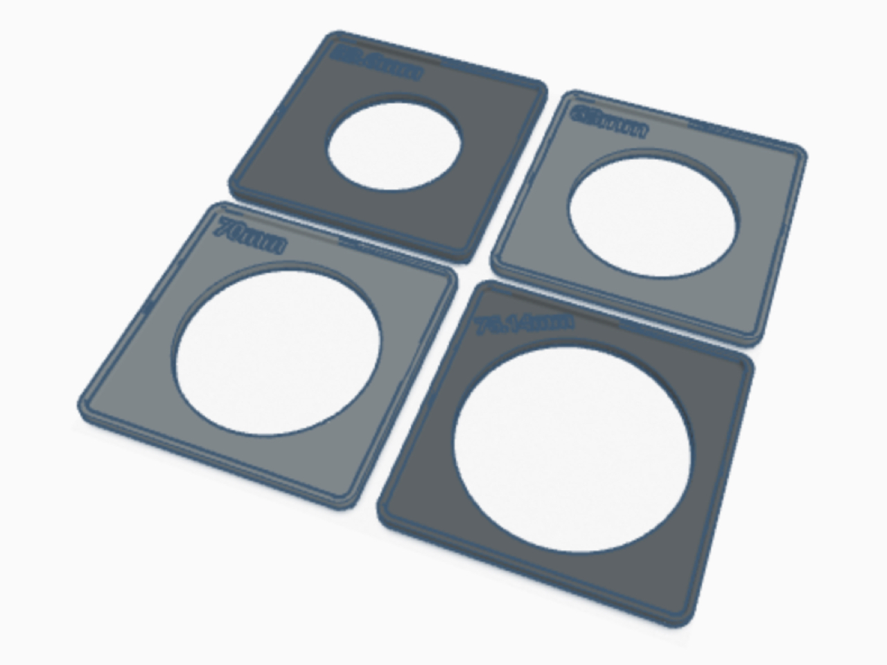 Graflex 4x5 Lensboards by thinbegin | Download free STL model ...