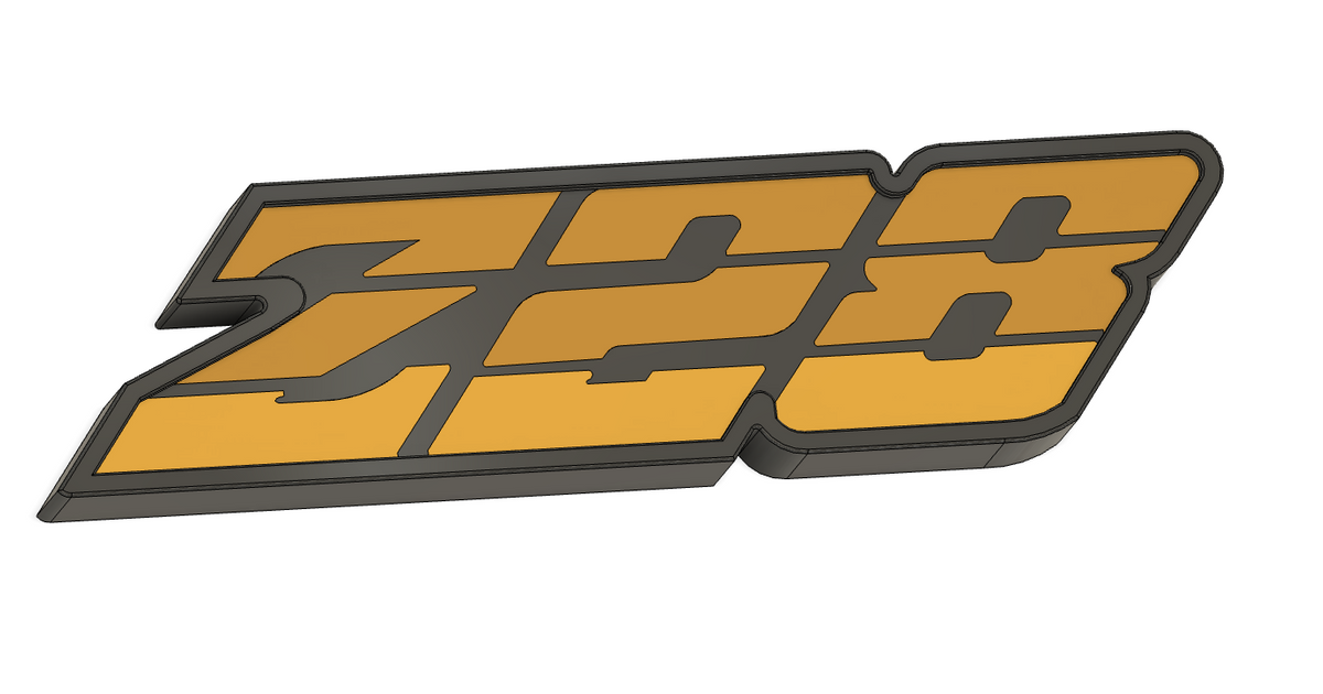 z28 Camaro Badge Multi Color and Single Color by Eric | Download free ...