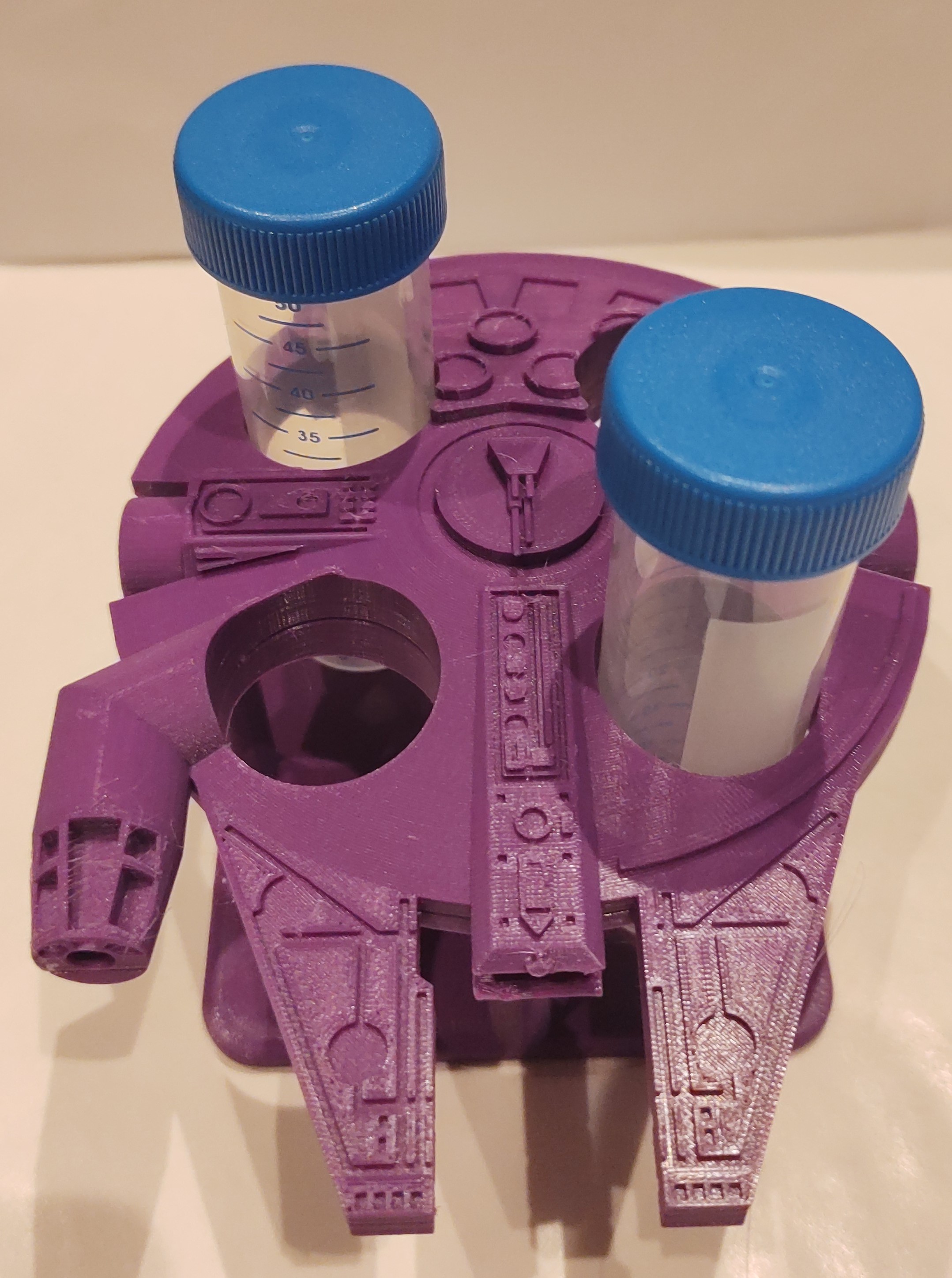 Millennium Falcon Tube Holder (improved) by AtomicVirology | Download ...