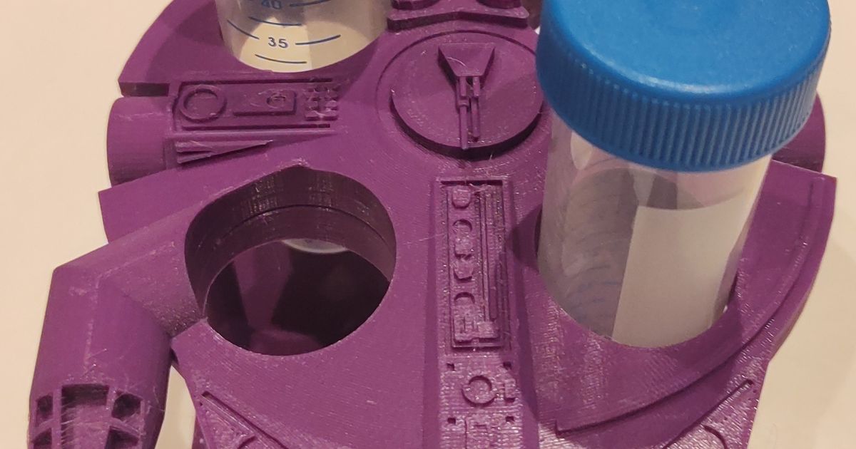 Millennium Falcon Tube Holder (improved) by AtomicVirology | Download ...