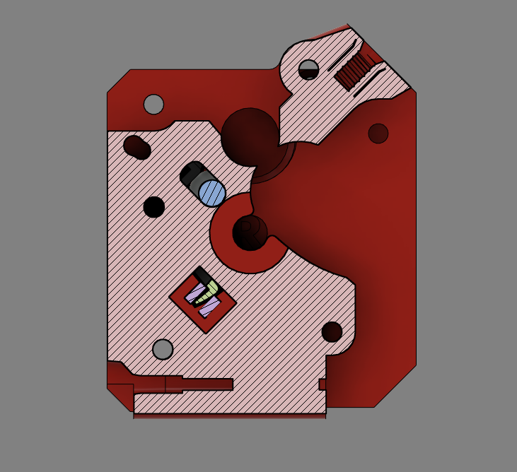 Prusa MINI Internal Filament Sensor (IFS) by Fra085 | Download free STL ...