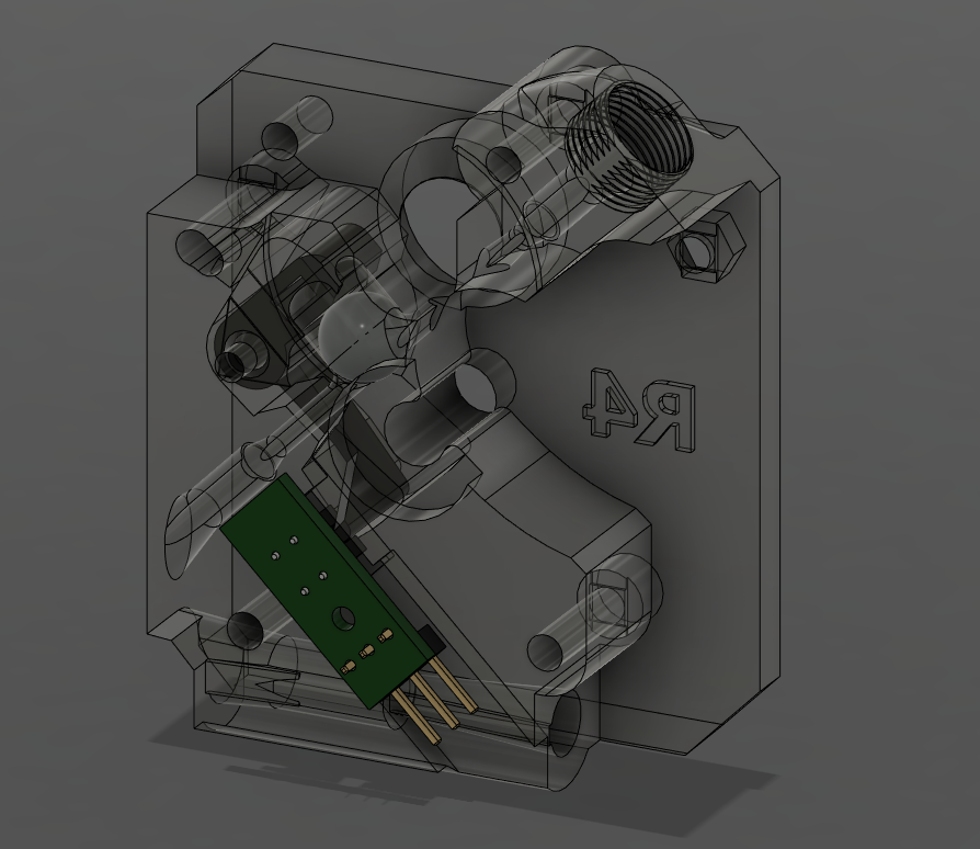 Prusa MINI Internal Filament Sensor (IFS) by Fra085 | Download free STL ...
