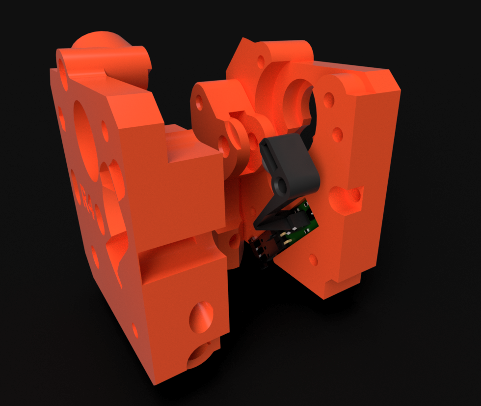 Prusa MINI Internal Filament Sensor (IFS) by Fra085 | Download free STL ...