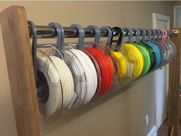 Endcap Lock for Filament Spool Holder by cookiecrook | Download free ...
