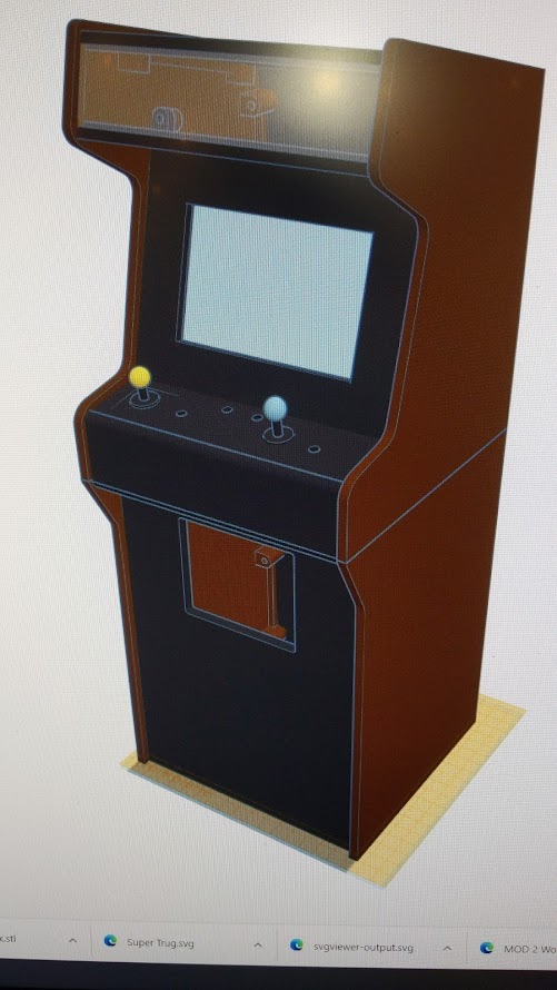 Quarter Scale Joust (inspired) Arcade (With MMU2 Plates) for Retropie ...