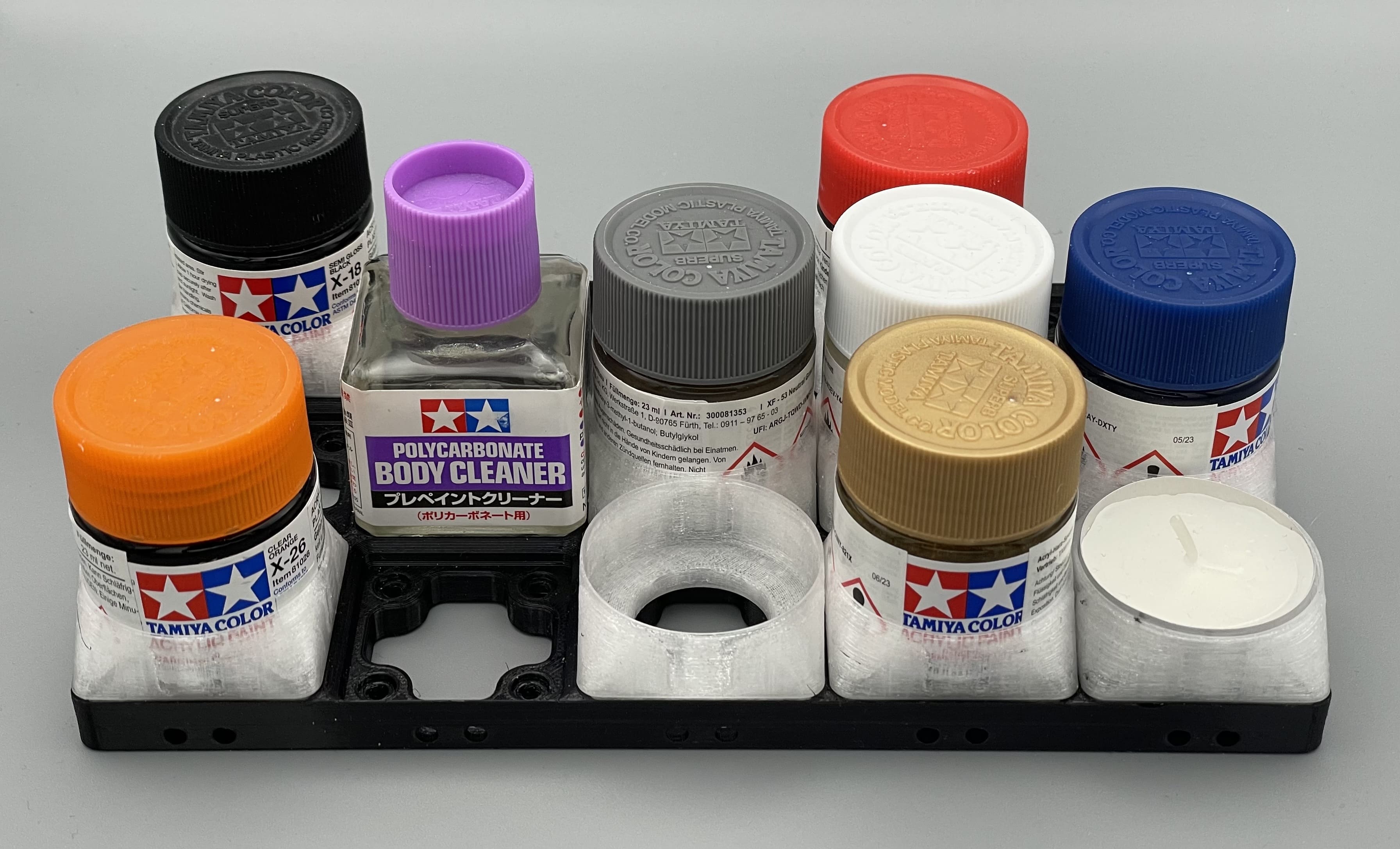 Gridfinity Tamiya 23ml paint bottle bin by MacLemon | Download free STL ...