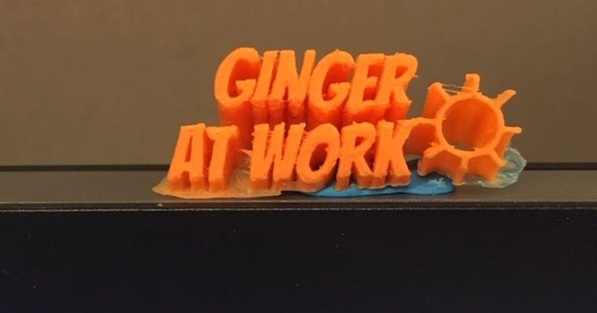 Ginger at work by Sandy Wrestler | Download free STL model | Printables.com