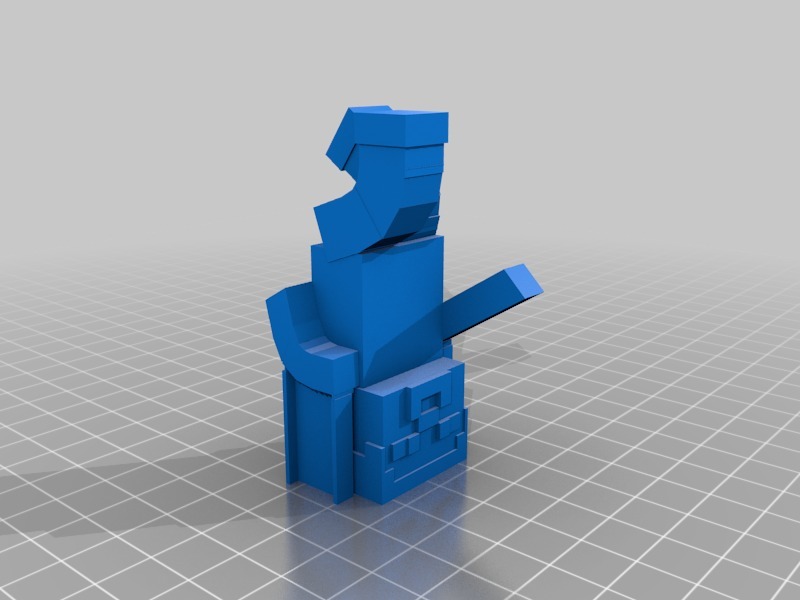Minecraft Steve running, sword and helmet by Sandy Wrestler | Download ...