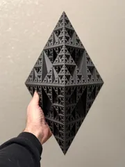 Sierpiński Triangular Bipyramid Fractal - Level 4 (Vase Mode) by ...