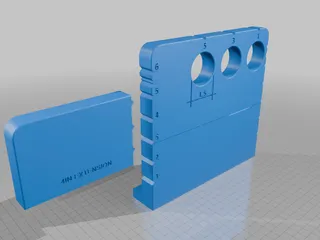 Router template for Star Wars style louvers by Jof | Download free STL ...