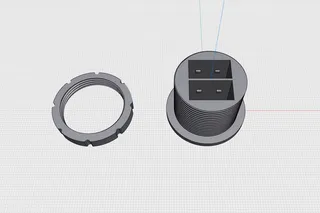 UHF/SO-239 90° Mount by Pete_Radio | Download free STL model ...