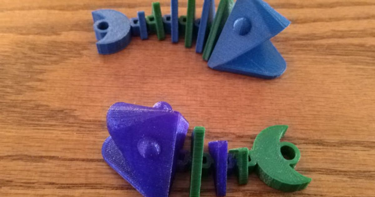 Flexi Fish Remix by Polymathic | Download free STL model | Printables.com