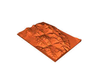 3D map of Chartreuse mountain range by Engineer3DGeek | Download free ...