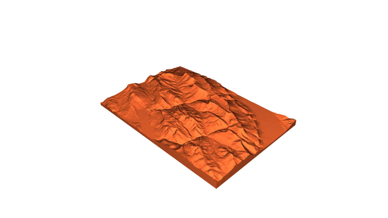 3D map of Chartreuse mountain range by Engineer3DGeek | Download free ...