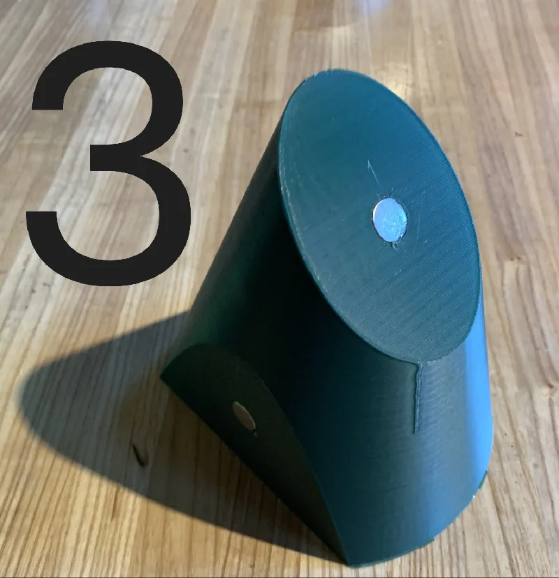 Magnetic Conic Sections(Adjustable Magnet Sizes, Designed for 12.65mmX5 ...