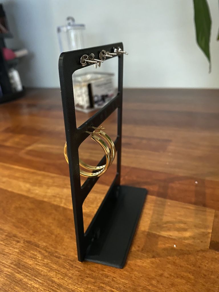 Simple earring stand by Burkarl | Download free STL model | Printables.com