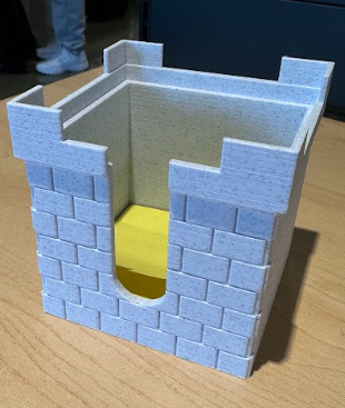 Castle Sticky Note Holder by beatris_beriya | Download free STL model ...