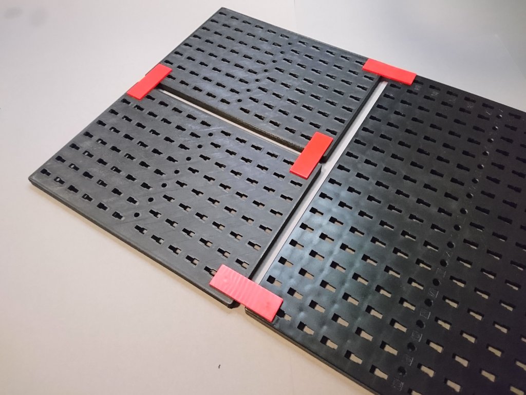 fischertechnik base plate / Grundplatte 250 (188 x 128 mm) and 125 (128 ...