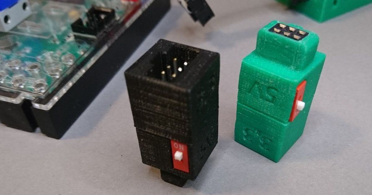 I2C level shifter with 2x3 pin header (for fischertechnik) by juh ...
