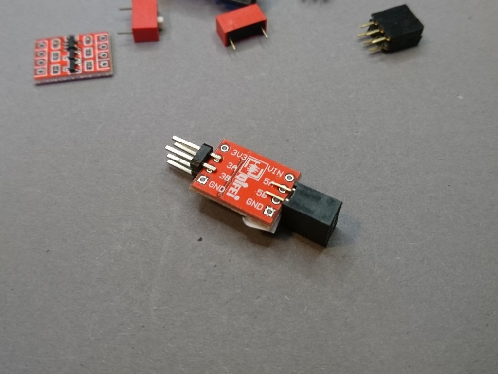 I2C level shifter with 2x3 pin header (for fischertechnik) by juh ...