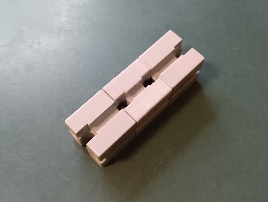 fischertechnik building block 15 with six grooves (Baustein 15 mit ...