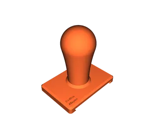 Dovetail Stamp Handle by ColtonM | Download free STL model | Printables.com