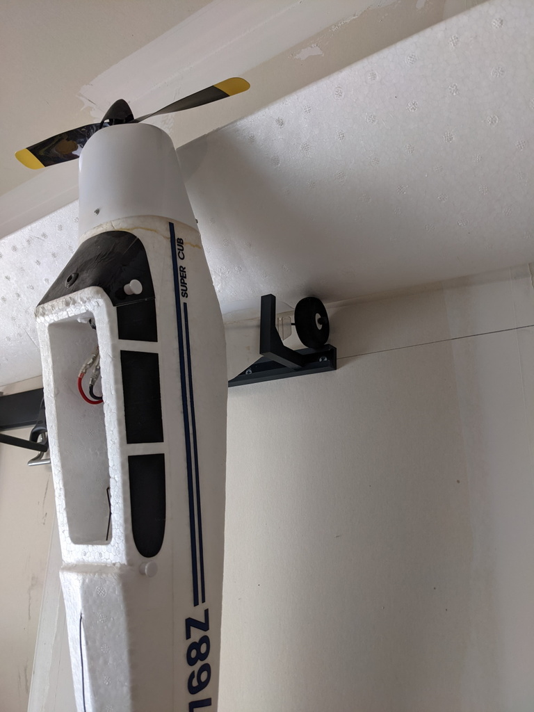 RC Airplane adjustable wall mount hanger by JPMakesStuff | Download ...
