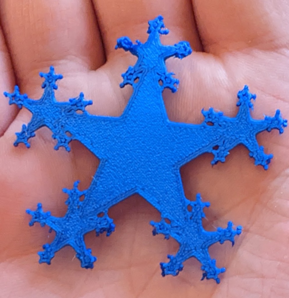 Star Fractal (Customizable) by Romechdel | Download free STL model ...