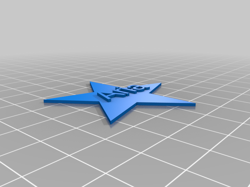 Star with Text (Customizable) by Romechdel | Download free STL model ...