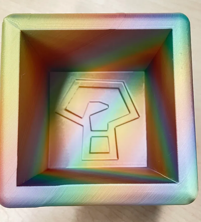 Mystery cube Sticky Note Holder by jackmuld | Download free STL model ...