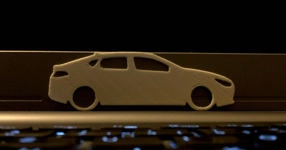 Hyundai i30 Fastback Silhouette by Lorenz H | Download free STL model ...