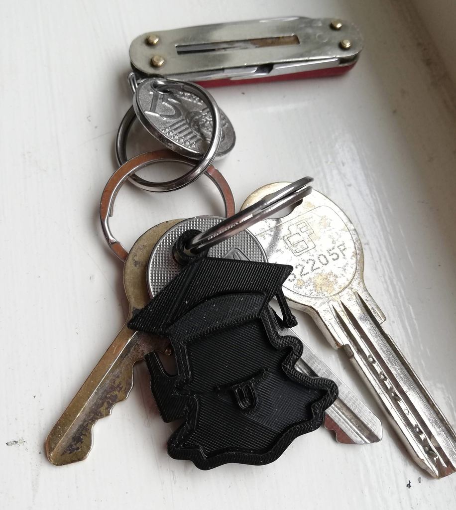 Snapchat keychain by TomoDesigns | Download free STL model | Printables.com