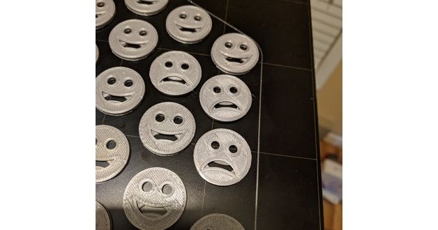 Happy Sad Coin by Chriswak | Download free STL model | Printables.com