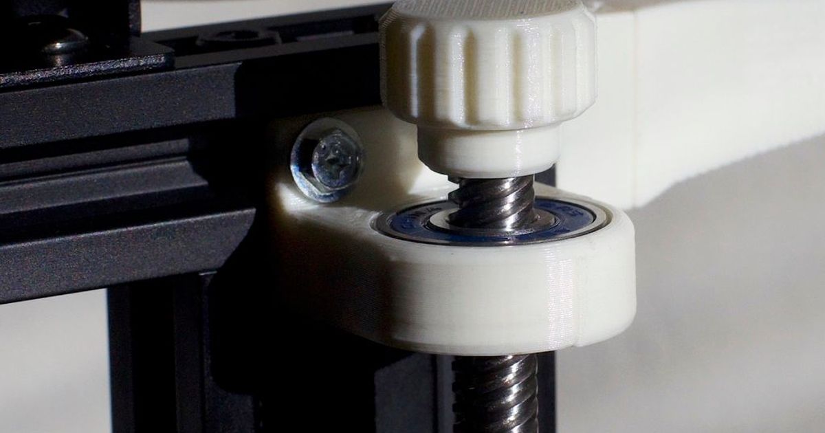 Ender 3 Z-axis Leadscrew Support Guide by Brauer | Download free STL ...