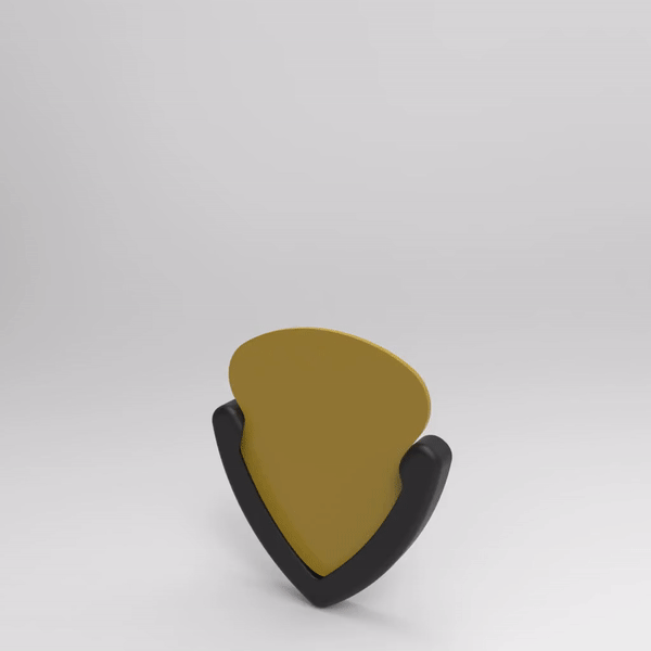 Pick holder and pick for guitar! by GRZ Design | Download free STL ...