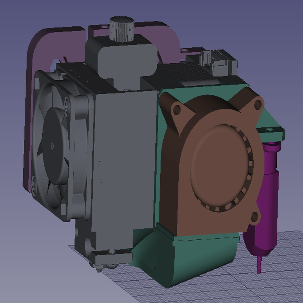 Ender 3 modular Hemera mount (no X build volume loss) by Chip ...
