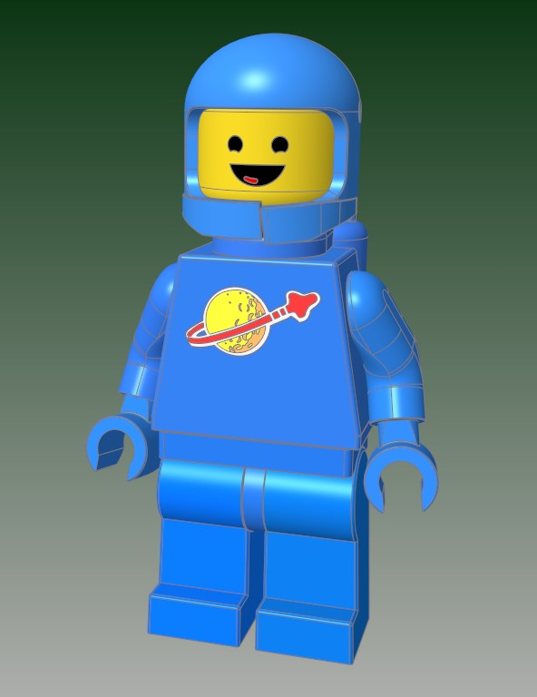LEGO MOVIE - BENNY The space guy - NO MMU, NO GLUE by jawarmaniak ...