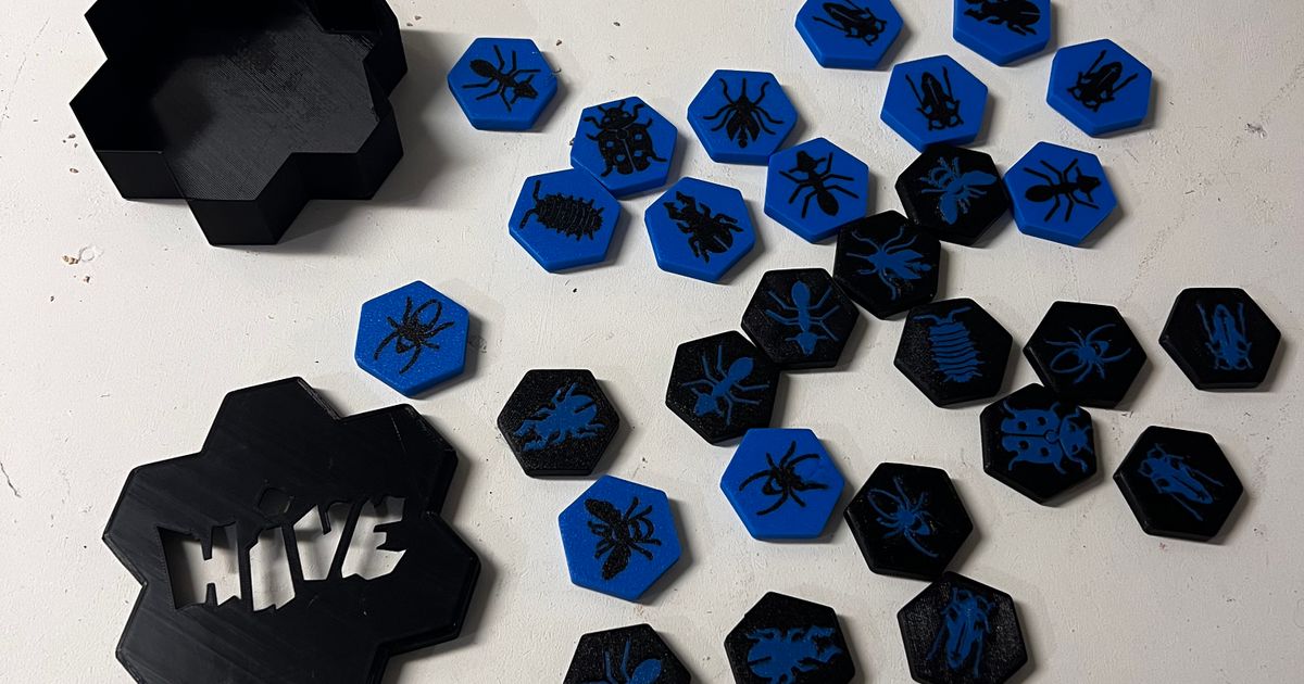 HIVE -Strategy Board game for 2 players ( MMU NOT NEEDED ! ) - Mini+ ...