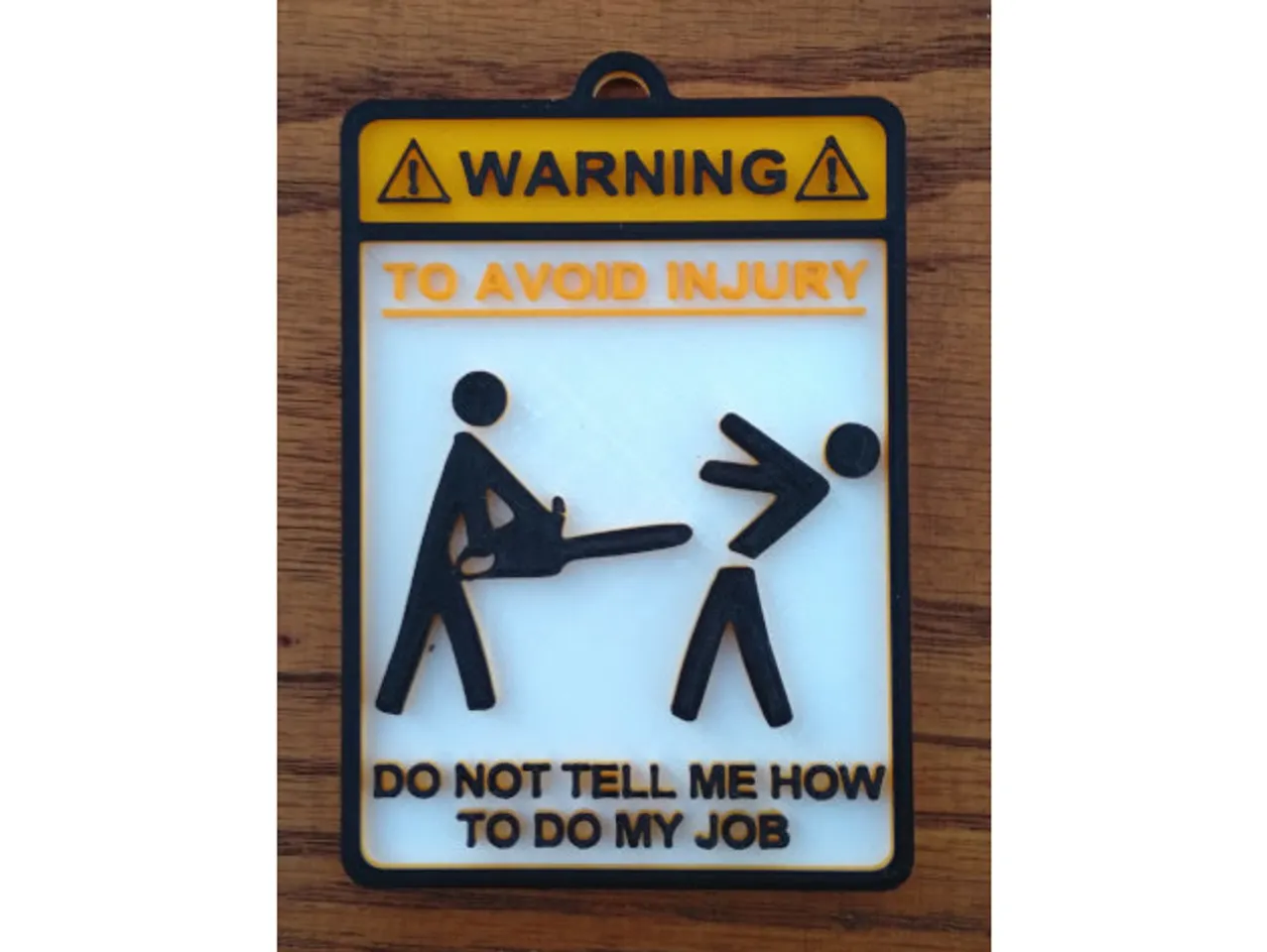To Avoid Injury Sign (Chainsaw Version) by Polymathic | Download free ...