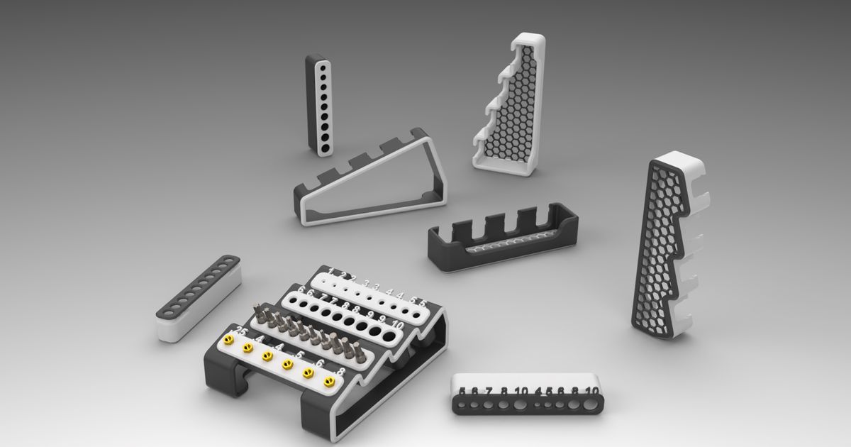 Bit Holder Modular by Nordheim | Download free STL model | Printables.com