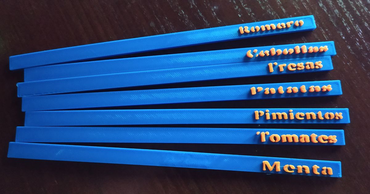 Plants labels in Spanish / Etiquetas para plantas en español by ...