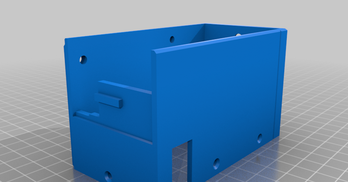 Prusa i3 MK3 PSU cover with rear power input - Fixed Socket Hole by ...