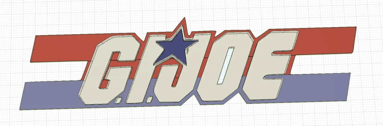 GI JOE LOGO by Tom Anderson (The Real NEO) | Download free STL model ...