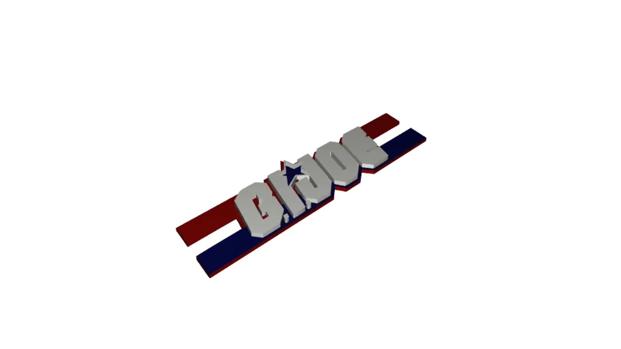 GI JOE LOGO by Tom Anderson (The Real NEO) | Download free STL model ...