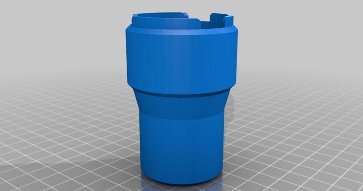 Parametrized Festool locking vacuum hose adapter by Elektronik Workshop ...